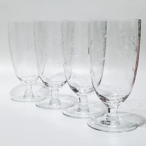 Princess House | Dining | 4 Princess House Heritage 6 Crystal Iced Tea ...